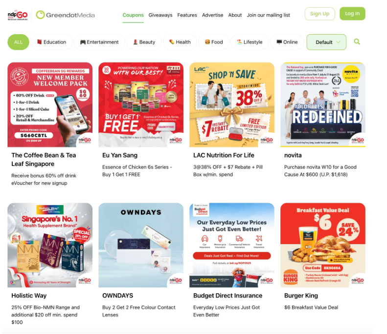 National Day promotions 2025: NDP eCoupons, $0.60 deals, $60 off and more, Lifestyle News - AsiaOne